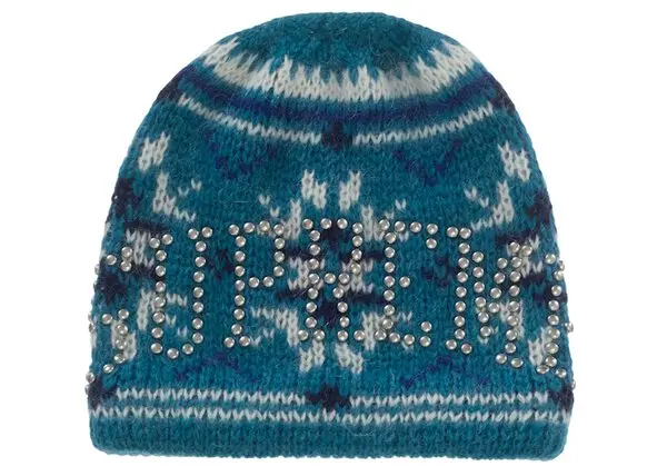 Supreme Studded Fair Isle Beanie