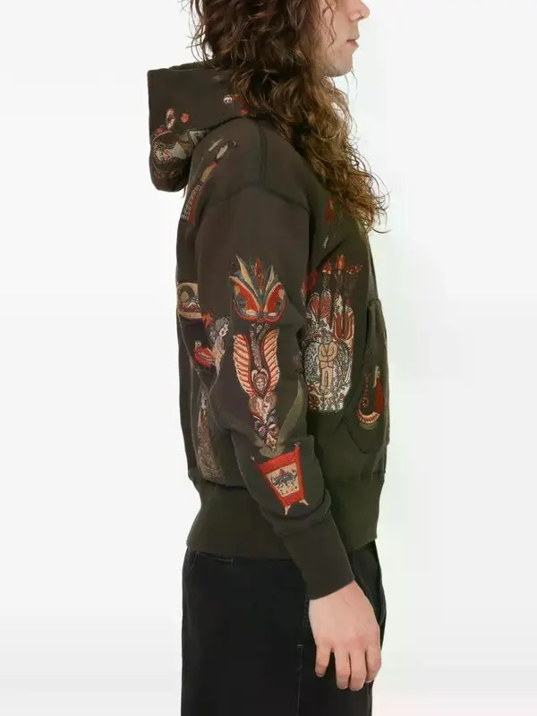 SAMUEL ZELIG Folk Embroidered Hoodie