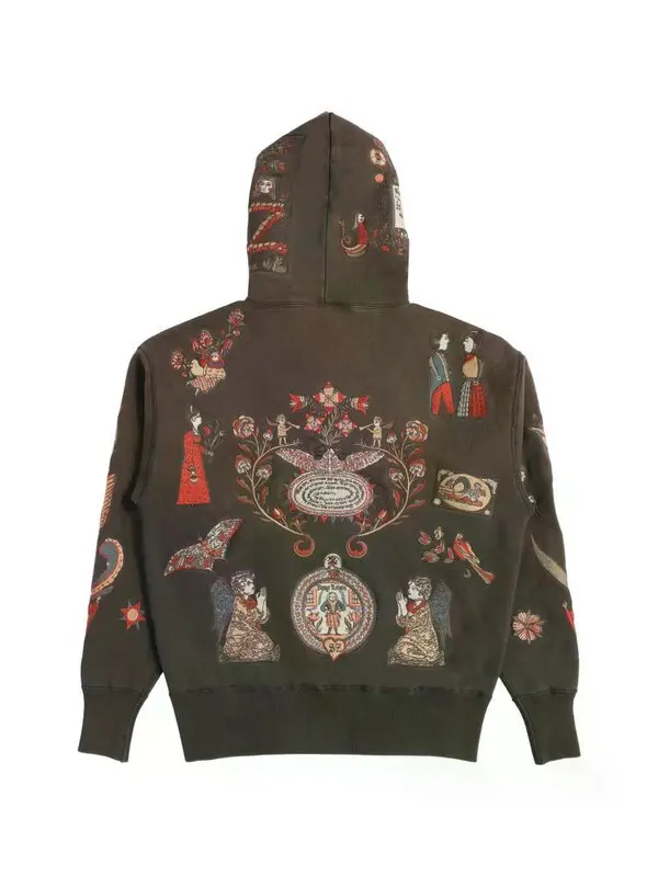 SAMUEL ZELIG Folk Embroidered Hoodie