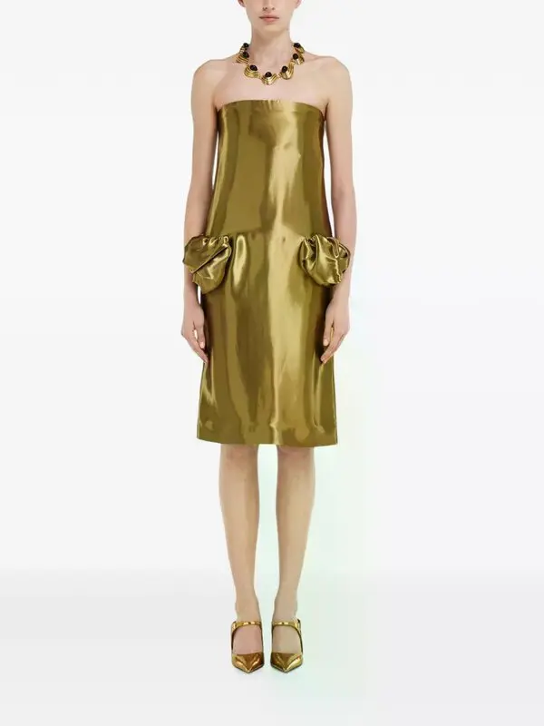 FERRAGAMO Liquid Lamé Dress