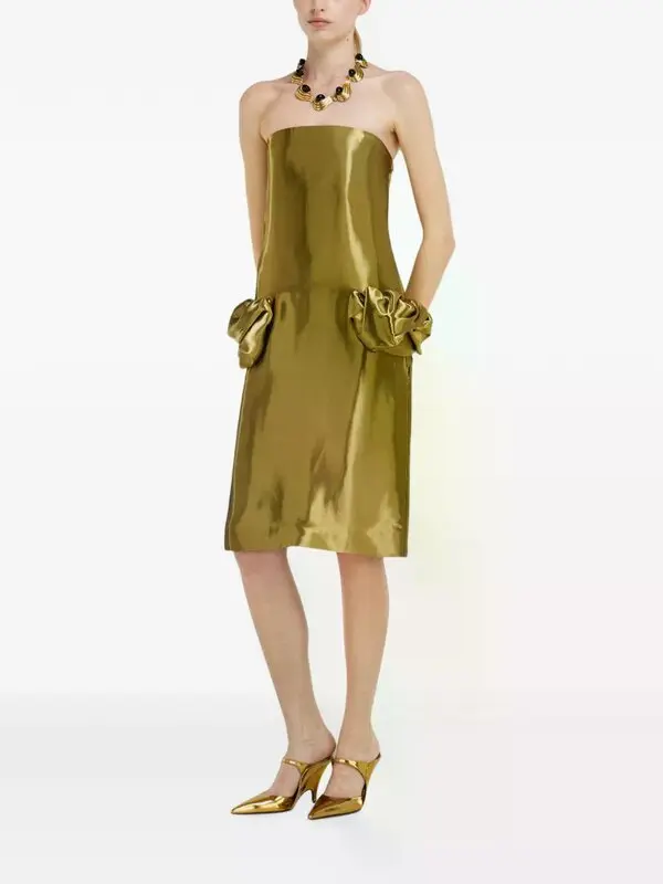 FERRAGAMO Liquid Lamé Dress