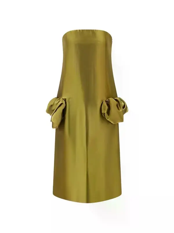 FERRAGAMO Liquid Lamé Dress - Gold