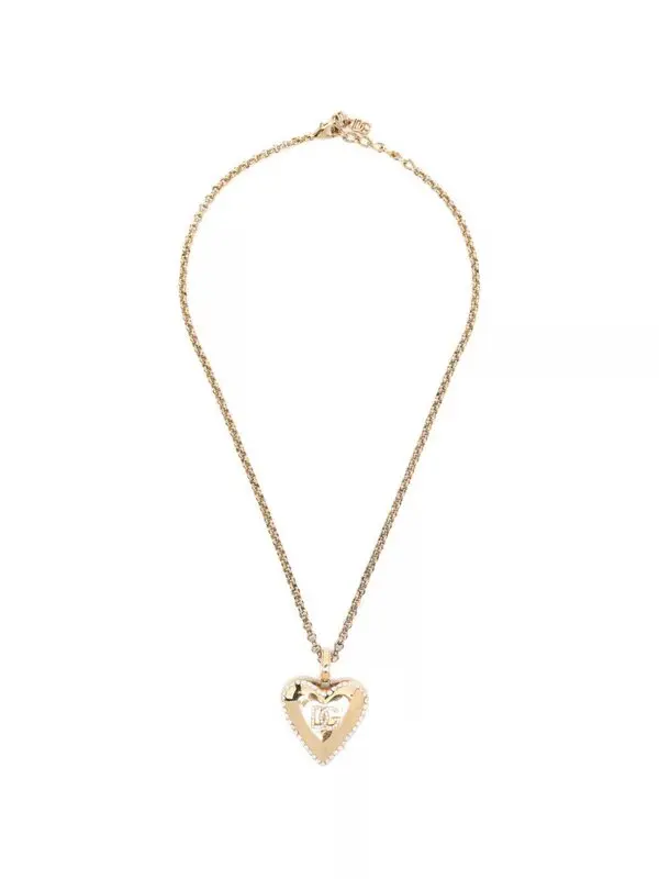 Dolce & Gabbana Dg Heart Pendant Necklace - Gold