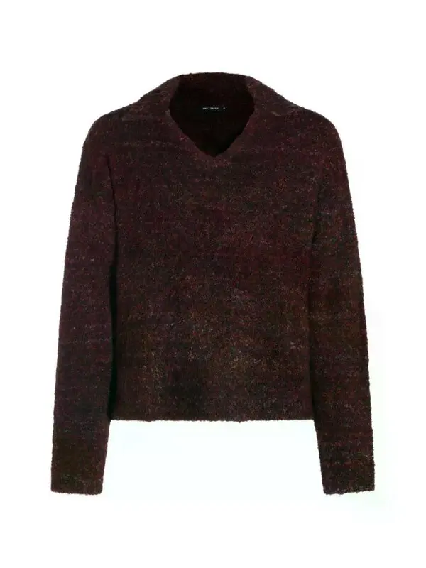 DAILY PAPER Bouclé V-neck Sweater