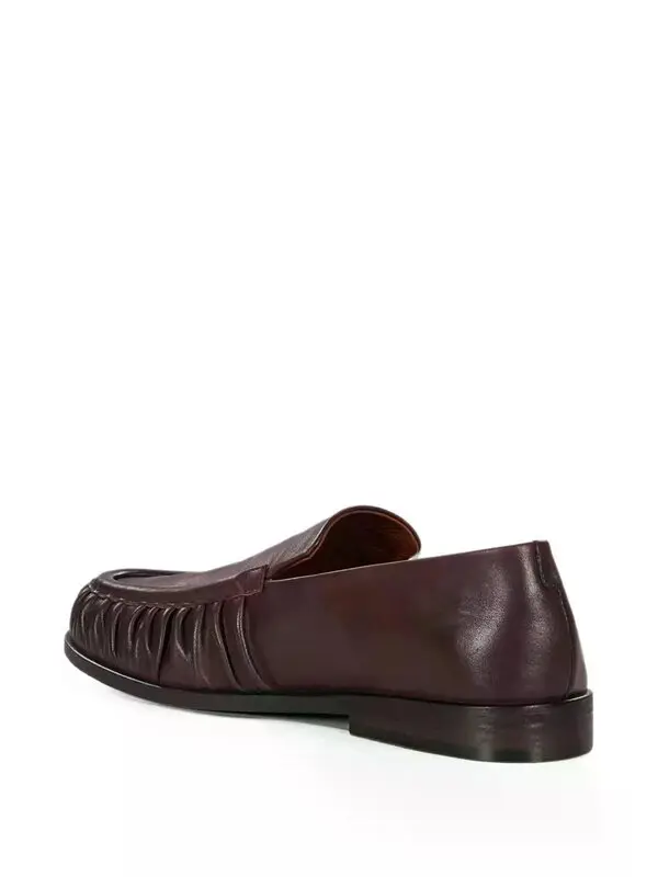 Marsèll Ruched Leather Loafers