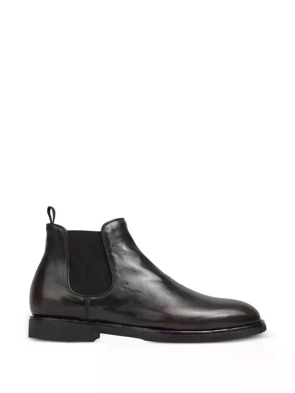 Officine Creative Calf Leather Chelsea Boots - Brown