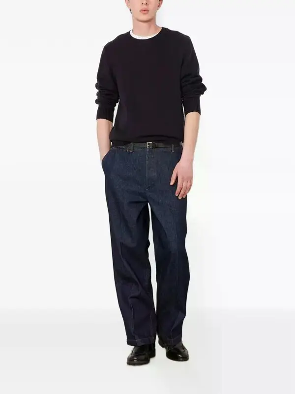 Officine Générale My Crew Ribbed-trim Sweater