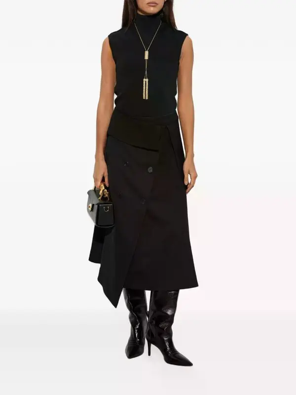 LANVIN Turtleneck Sleeveless Top