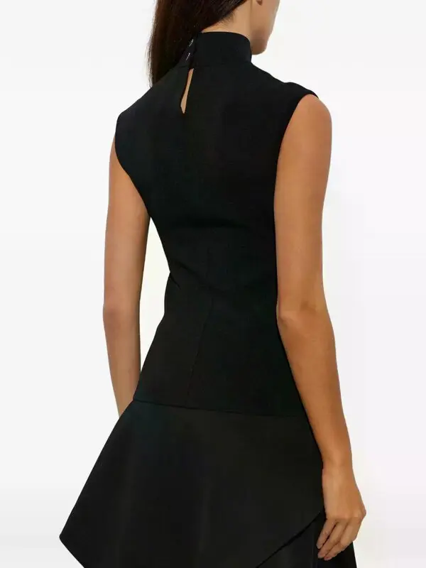 LANVIN Turtleneck Sleeveless Top