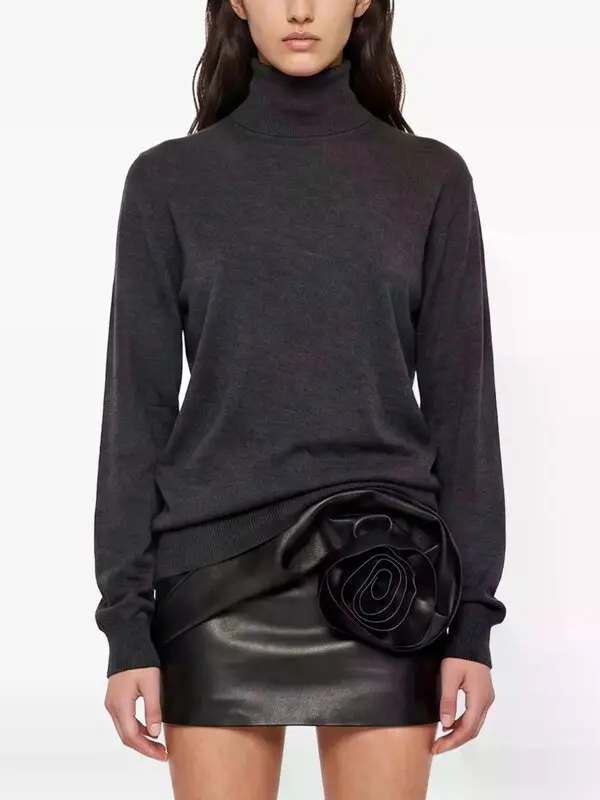 Magda Butrym Roll-neck Sweater - Grey