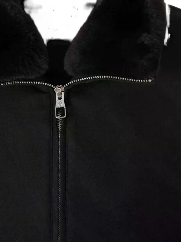 MONTECORE Faux-fur Collar Bomber Jacket