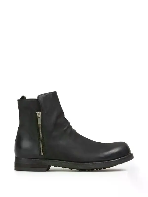 Officine Creative Side-zip Leather Boots