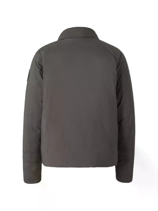 Canada Goose Lodge Track Logo-patch Zip-up Jacket - Grey