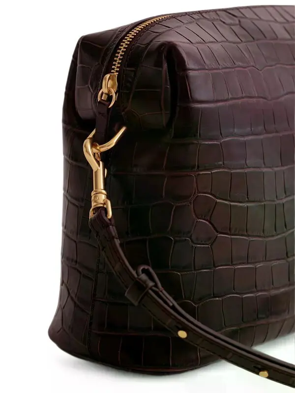 YU MEI Ch'lita Crocodile-embossed Shoulder Bag
