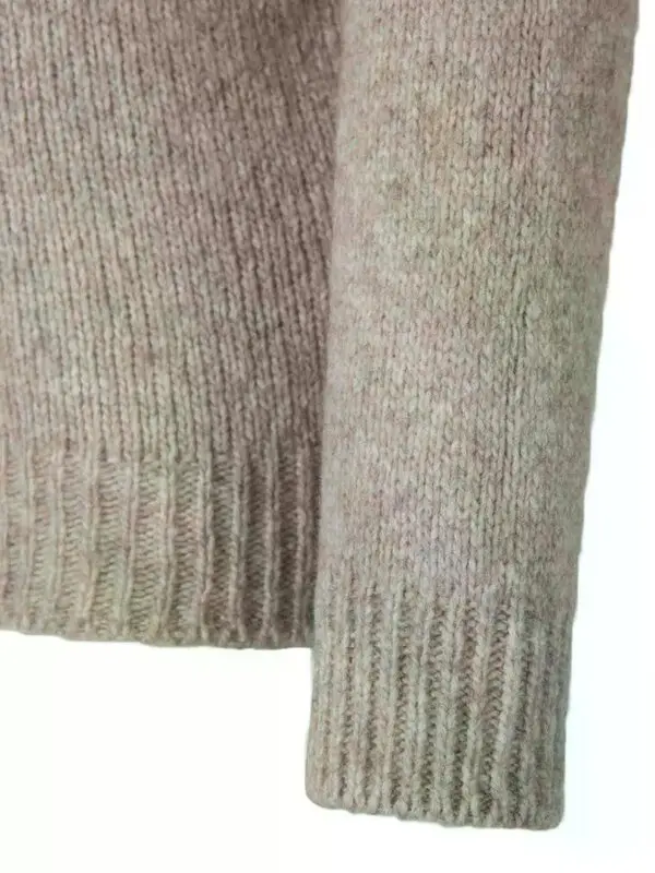 Fedeli Quarter-zip Ribbed-knit Sweater