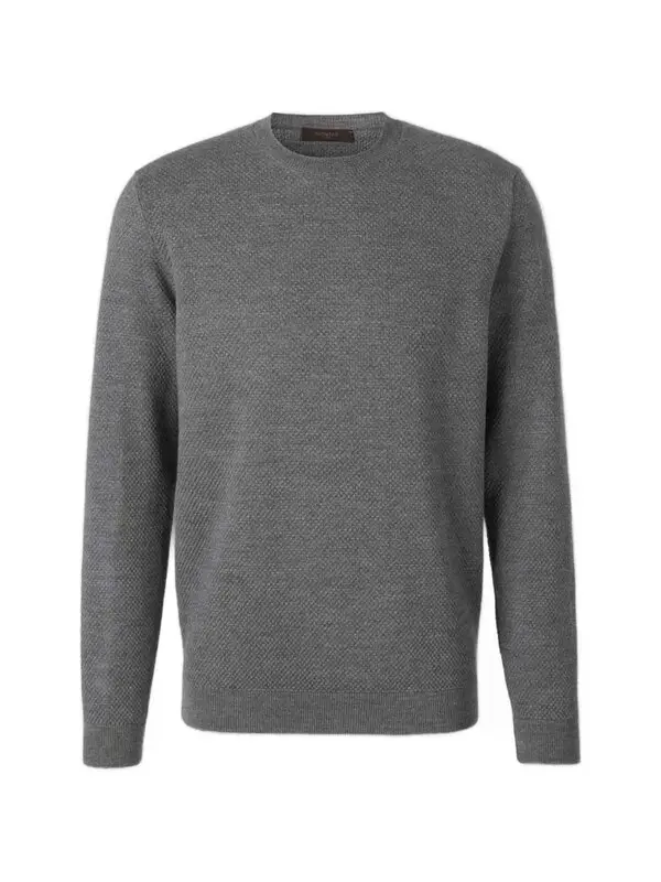 ZANONE Waffle-knit Crew-neck Sweater