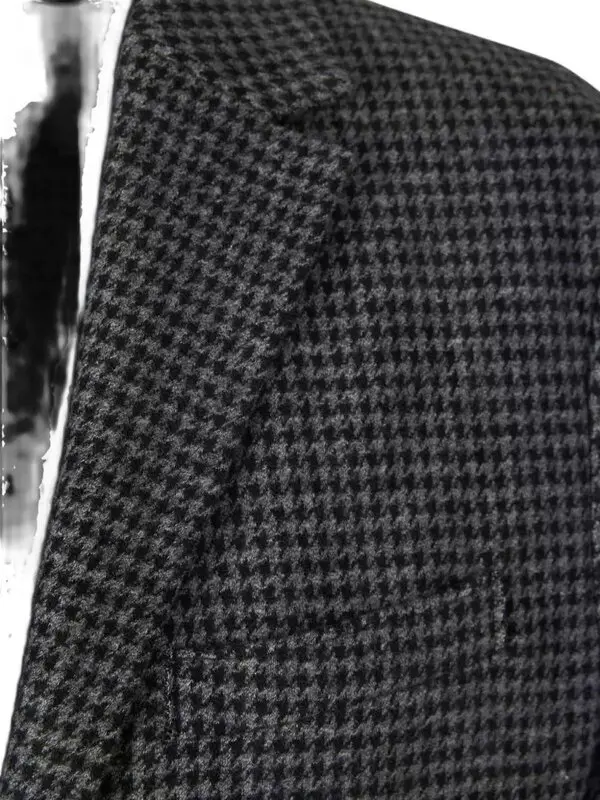 Harris Wharf London Houndstooth-pattern Single-breasted Jacket