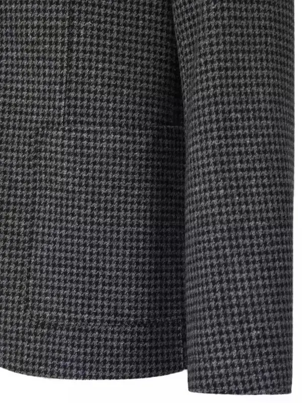 Harris Wharf London Houndstooth-pattern Single-breasted Jacket