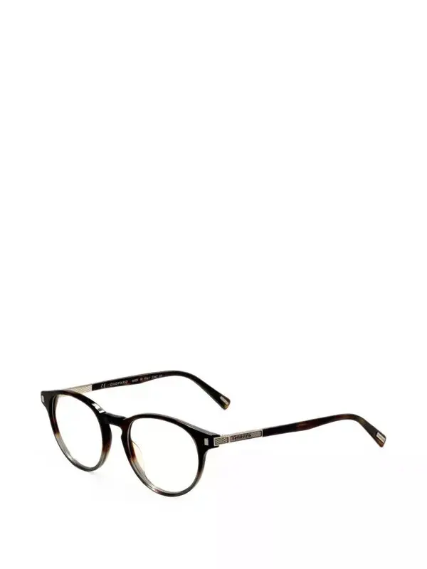Chopard Tortoise-shell Round-frame Glasses