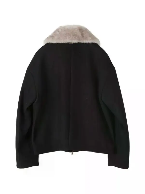 Herno Faux-fur Collar Jacket