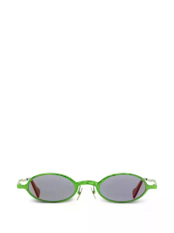 KUBORAUM X Hamburger Bahnhof Z24 Oval-frame Sunglasses - Green