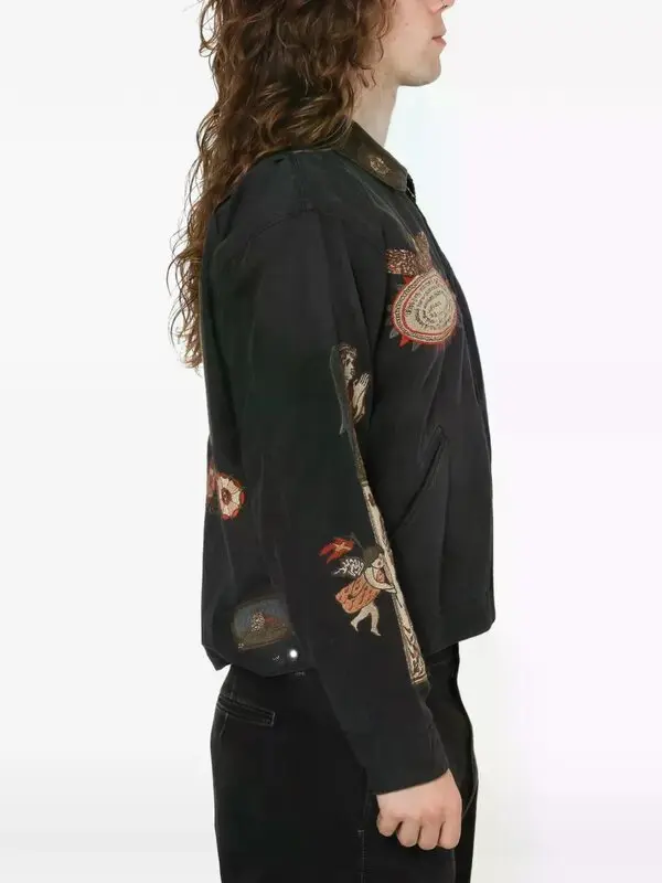 SAMUEL ZELIG Folk Corduroy-collar Jacket