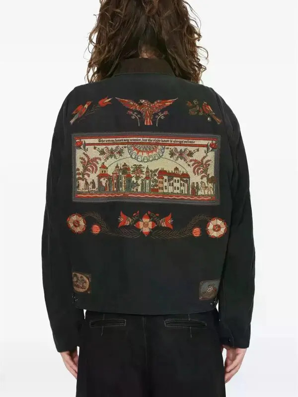 SAMUEL ZELIG Folk Corduroy-collar Jacket