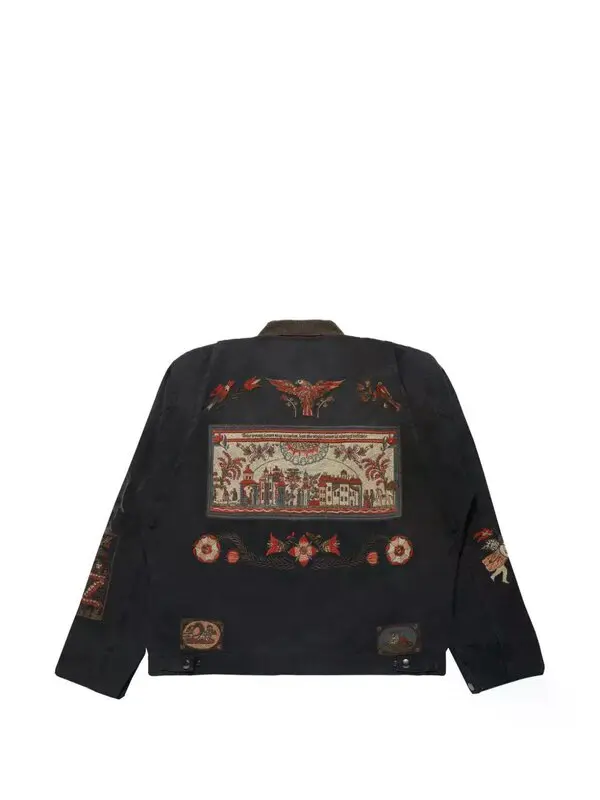 SAMUEL ZELIG Folk Corduroy-collar Jacket