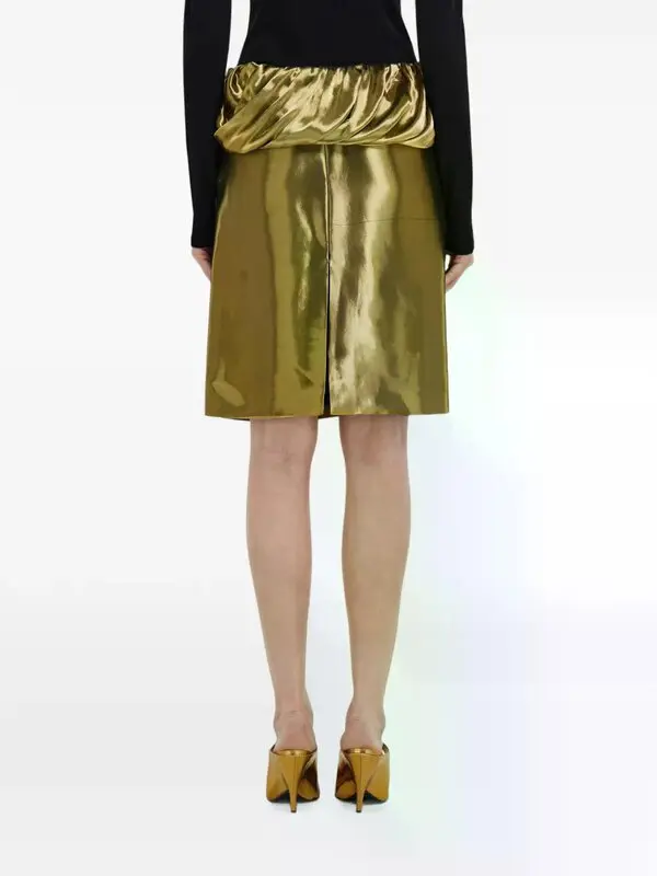 FERRAGAMO Liquid Lamé Skirt