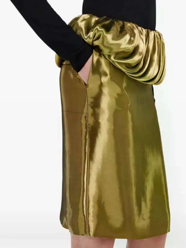 FERRAGAMO Liquid Lamé Skirt