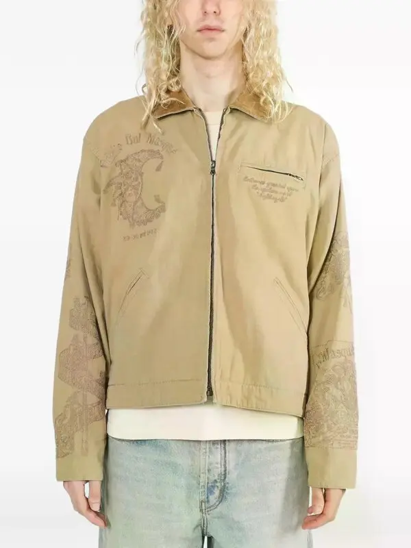 SAMUEL ZELIG Ballroom Corduroy-collar Jacket