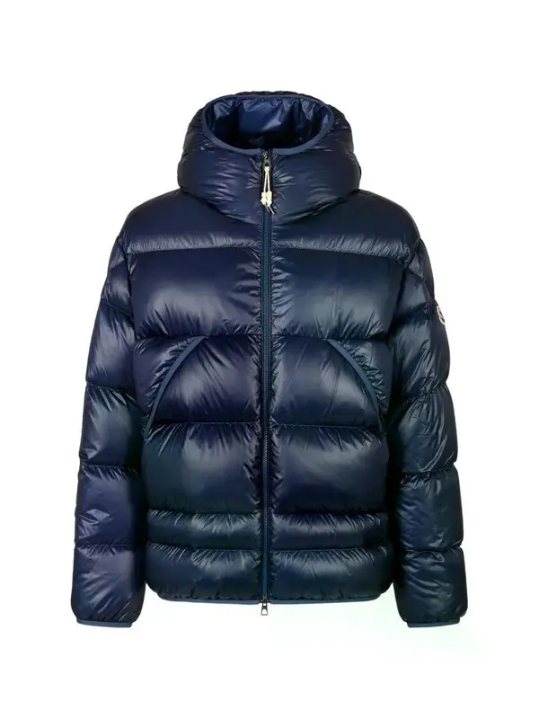 Moncler Anapo Quilted Hooded Jacket - Blue
