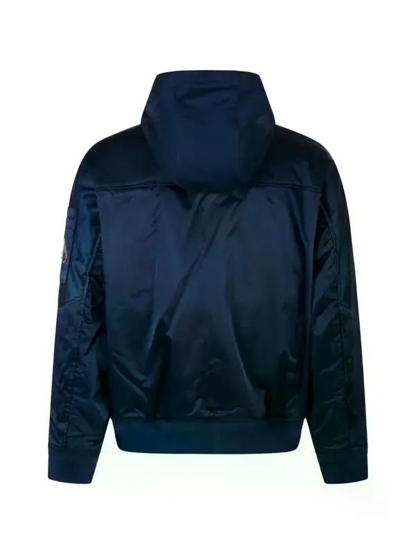 Moose Knuckles Hooded Zip-up Jacket