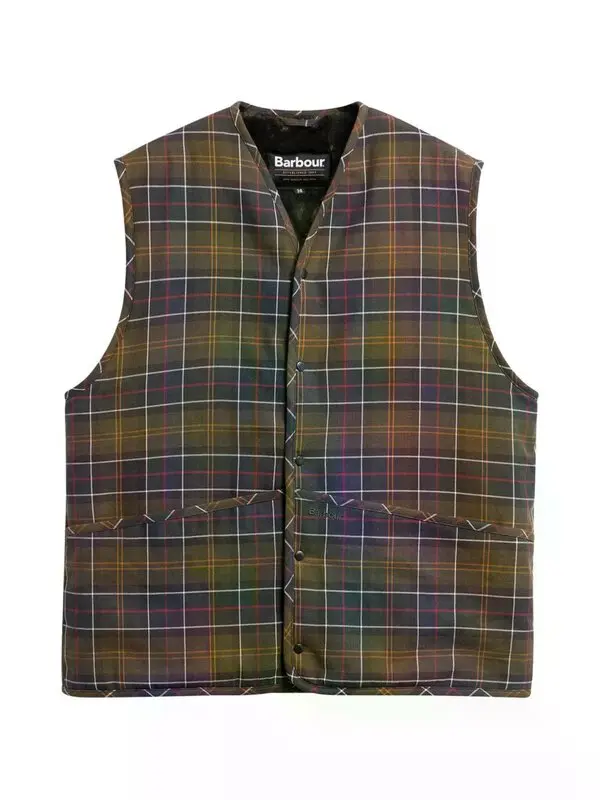 Barbour Tartan-print Gilet