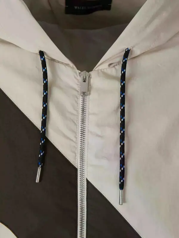 WALES BONNER Kalpa Diagonal-stripe Hooded Jacket
