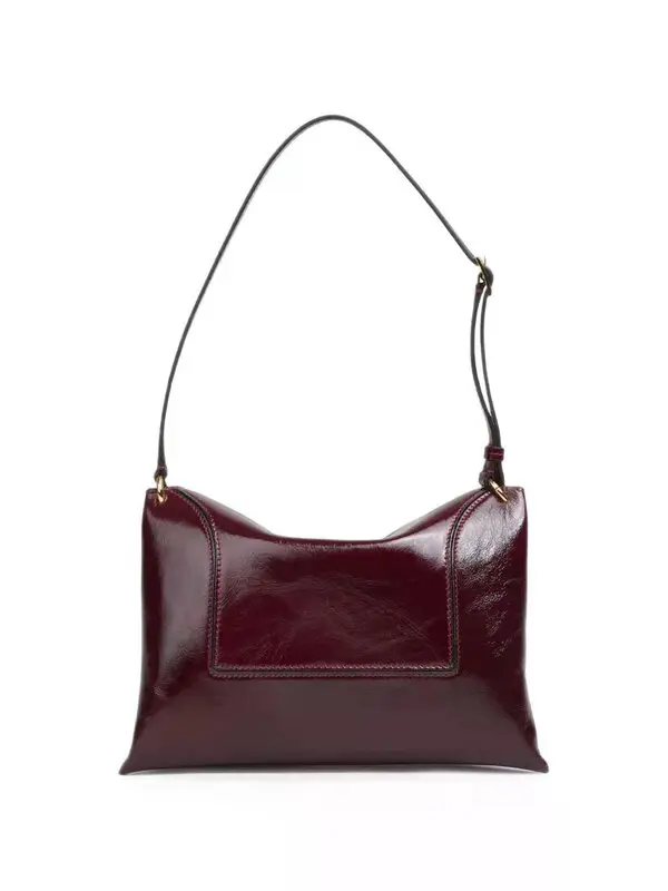 WANDLER Glaze-effect Leather Shoulder Bag