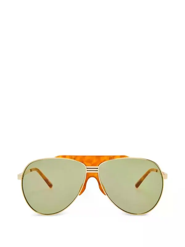 Attico Pilot-frame Sunglasses - Gold
