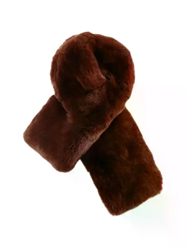 YVES SALOMON Shearling-effect Scarf