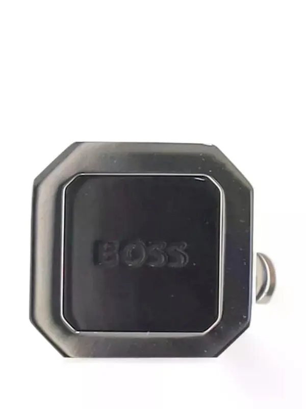 BOSS Logo-engraved Octagonal Cufflinks