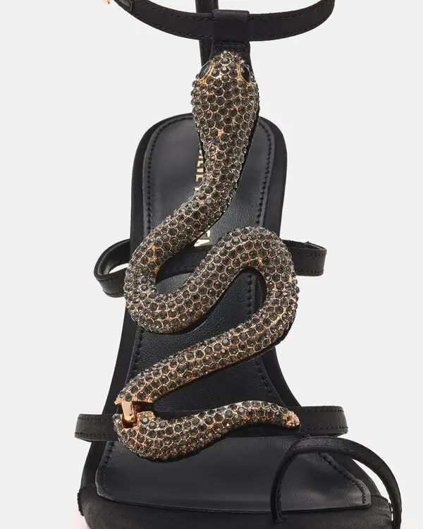 Steve Madden Python Strappy Heels