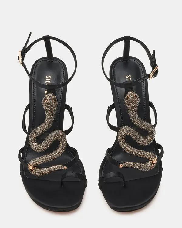 Steve Madden Python Strappy Heels