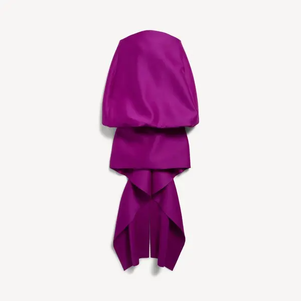 Balenciaga Off-shoulder Dress - Purple