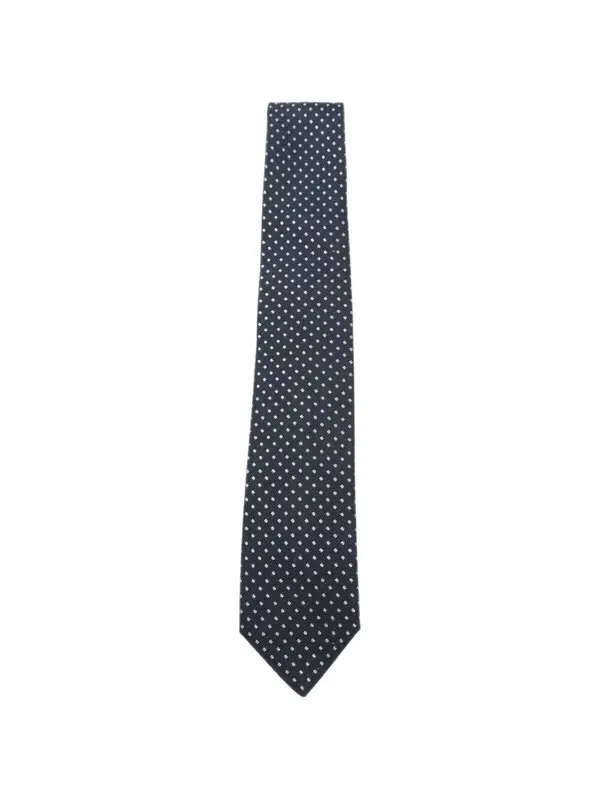 BARBA NAPOLI Tie Polka Dot Classic 7,5 Tie - Blue