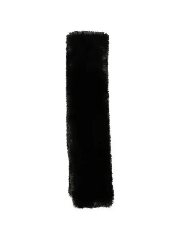 BY MALENE BIRGER Scarf Furry "pella - Black