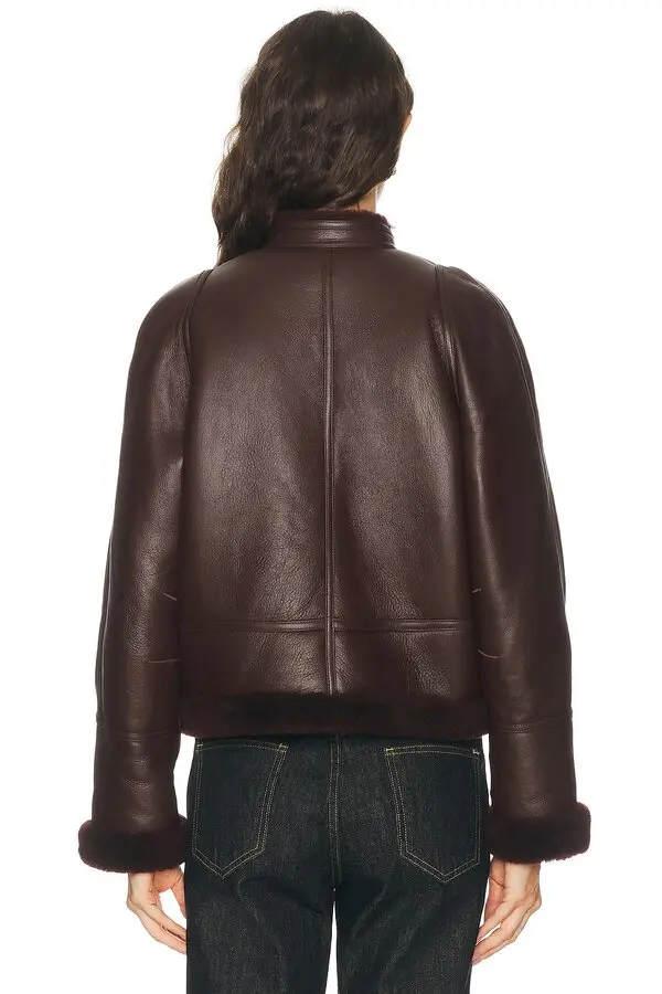 Altuzarra Kenny Coat In Wine
