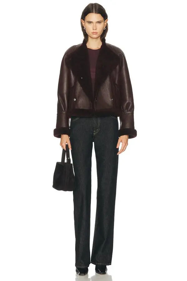 Altuzarra Kenny Coat - Deep Cherry