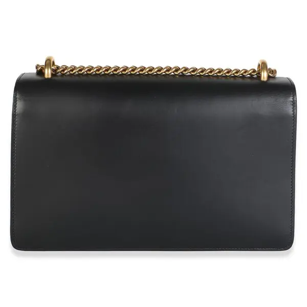 Gucci Smooth Calfskin Gg Marmont Chain Flap Bag