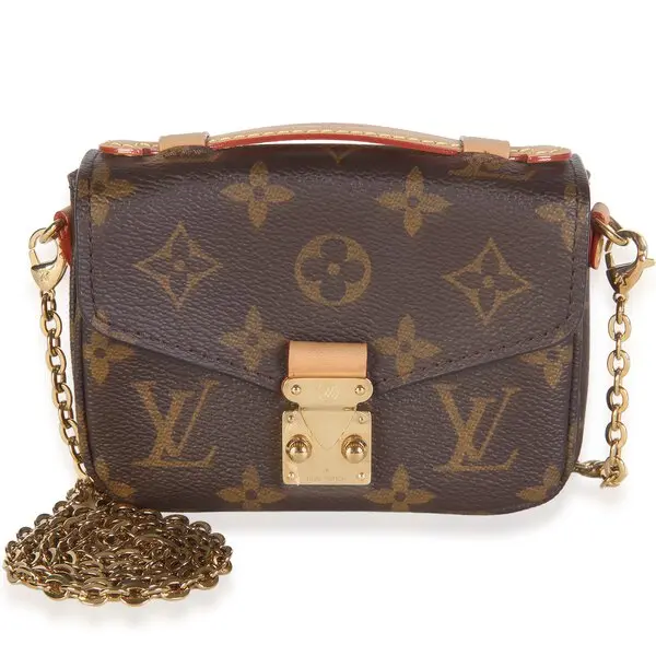 LOUIS VUITTON Monogram Canvas Micro Metis - Brown