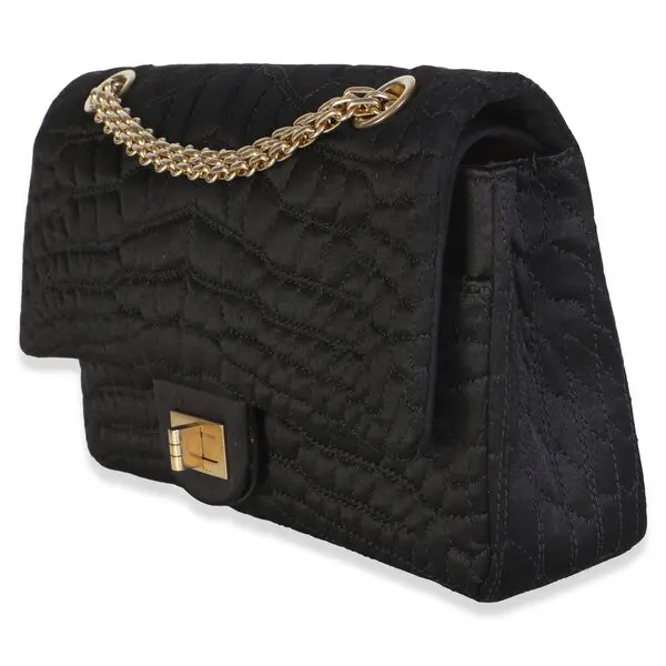 Chanel Croc Satin Reissue 225 Flap Bag