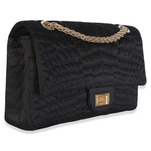 Chanel Croc Satin Reissue 225 Flap Bag